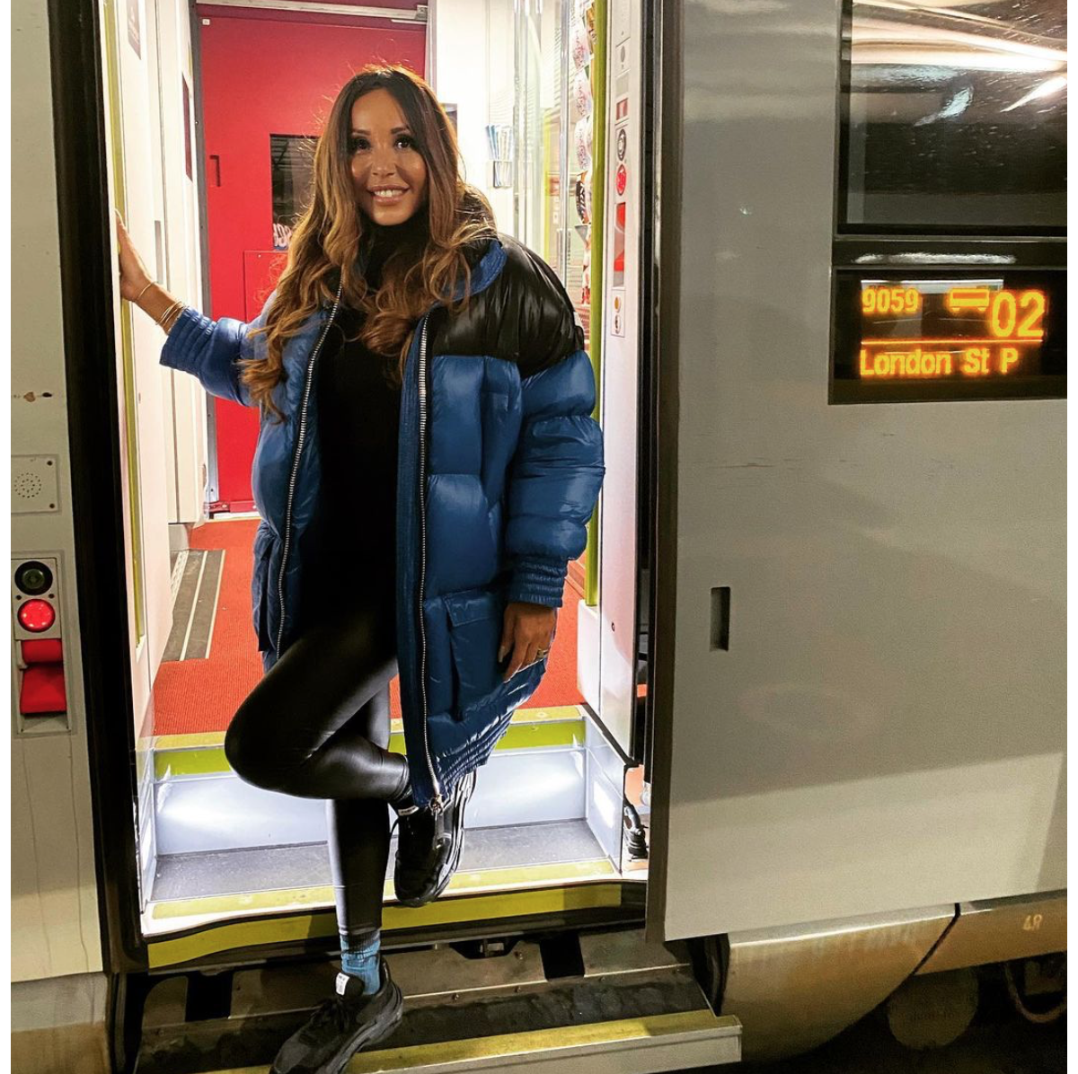 Photo : Cathy Guetta en décembre 2020. - Purepeople
