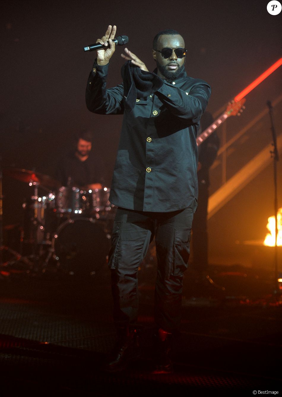Exclusif - Gims en concert live sur la plateforme Gigson.live. Paris ...