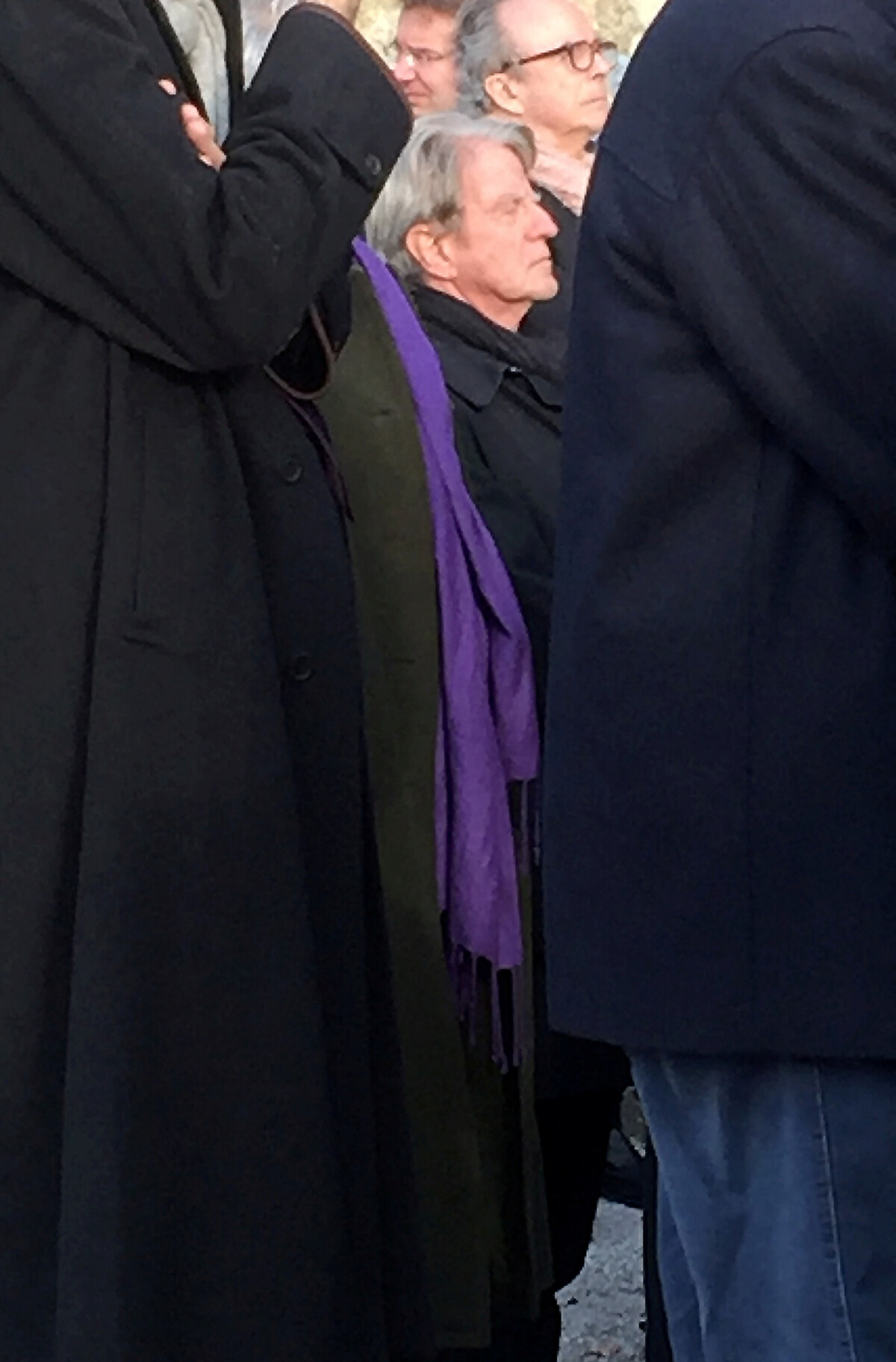 Photo : Exclusif - Bernard Kouchner - Obsèques de Evelyne Pisier (ex ...