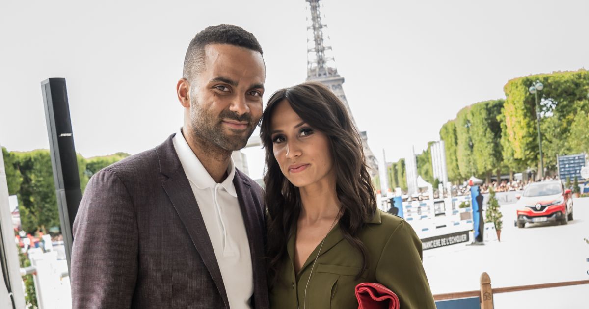 Exclusif - Tony Parker et sa femme Axelle Francine - People lors du ...