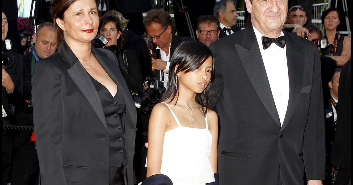 Frédérique et Pierre Lescure et leur fille Anna à Cannes en 2010 ...