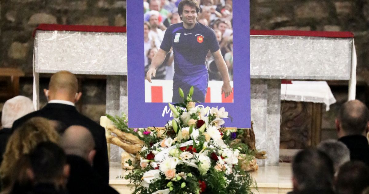 Obsèques du rugbyman Christophe Dominici en l'église Saint-Louis de ...