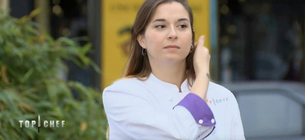 Photo : Sarah dans "Top Chef 2021", sur M6. - Purepeople