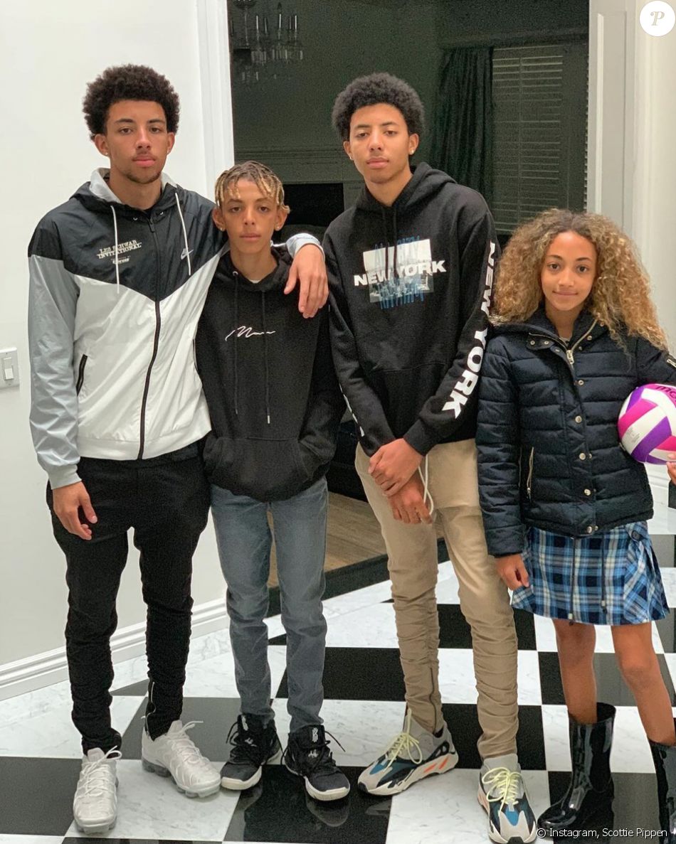 Les 4 autres enfants de Scottie Pippen, nés de son mariage à Larsa ...