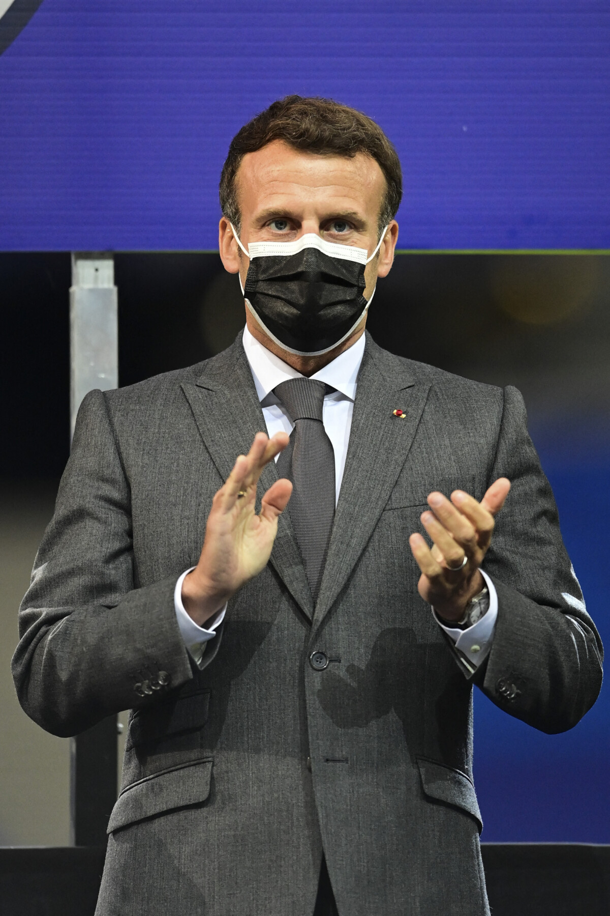 Photo : Le président Emmanuel Macron - Le président Emmanuel Macron ...