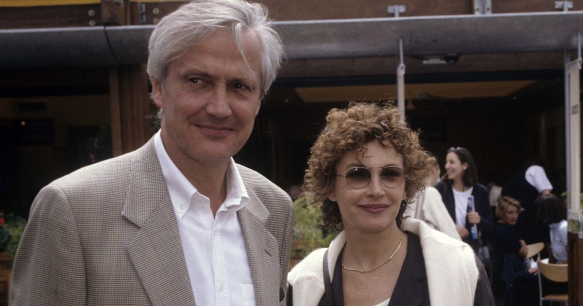 Marlène Jobert et son mari Walter Green lors des Internationaux de ...