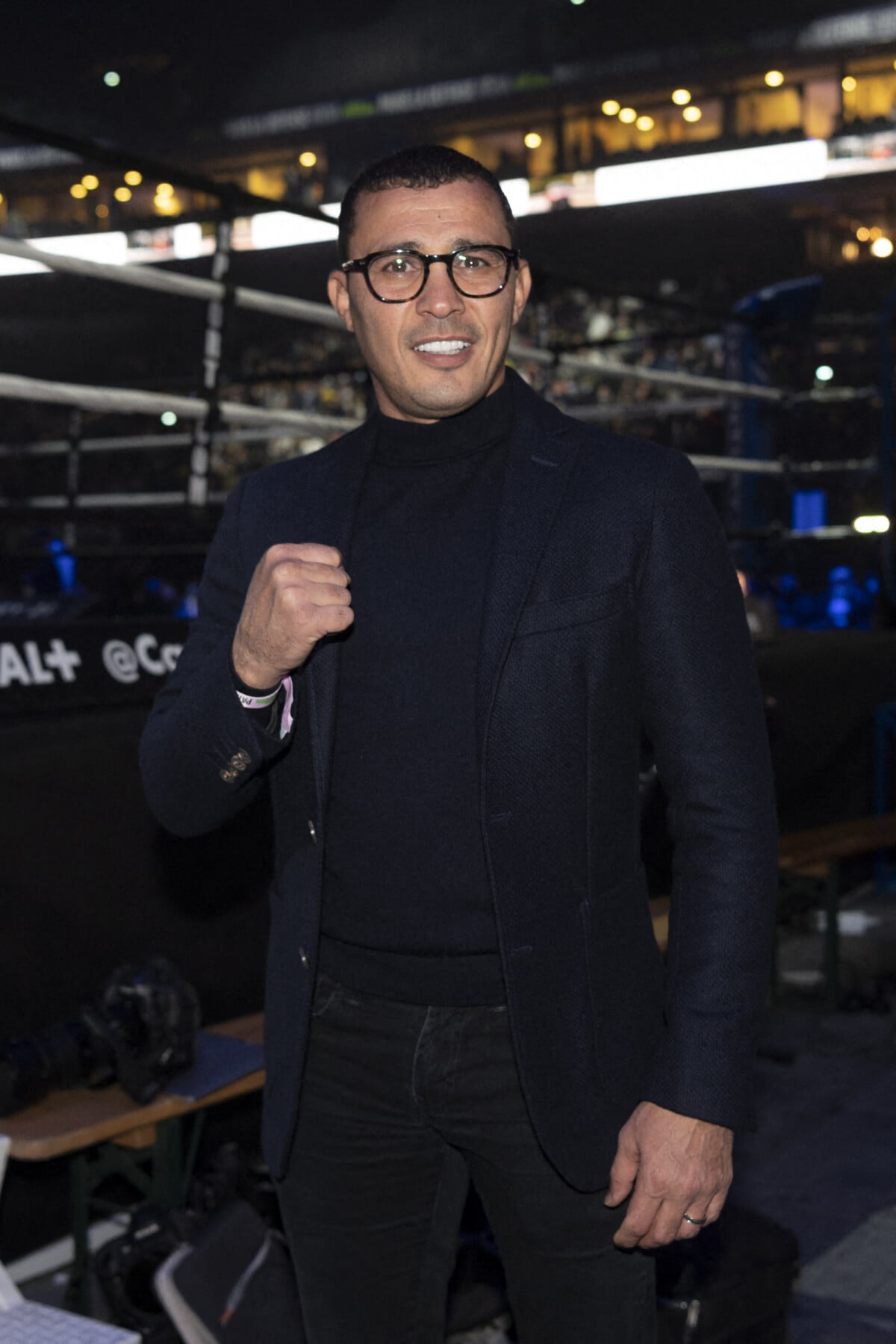 Photo : Brahim Asloum - People lors de la soirée de boxe à Paris La ...