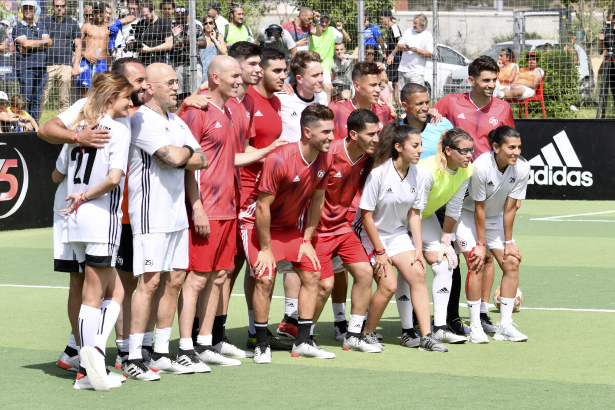Photo : Caroline Ithurbide, Pascal Obispo, Zinédine Zidane, Théo Zidane ...