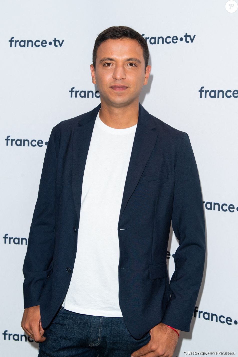 Djamel Mazi lors du photocall dans le cadre de la conférence de presse ...
