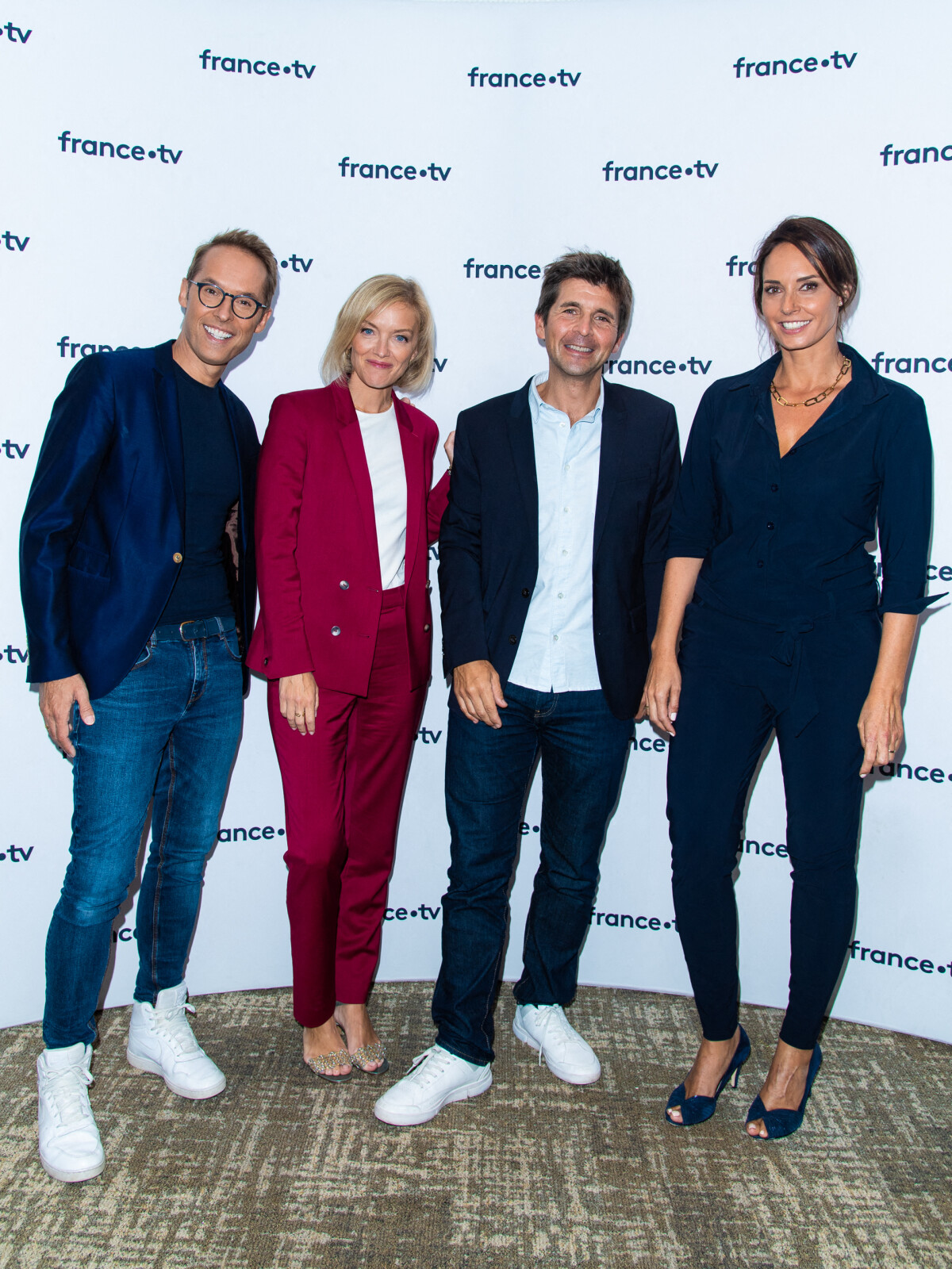 Photo : Damien Thévenot, Maya Lauqué, Thomas Sotto, Julia Vignali lors ...