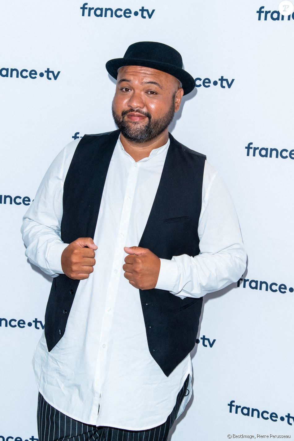 Raphaël Yem lors du photocall dans le cadre de la conférence de presse ...