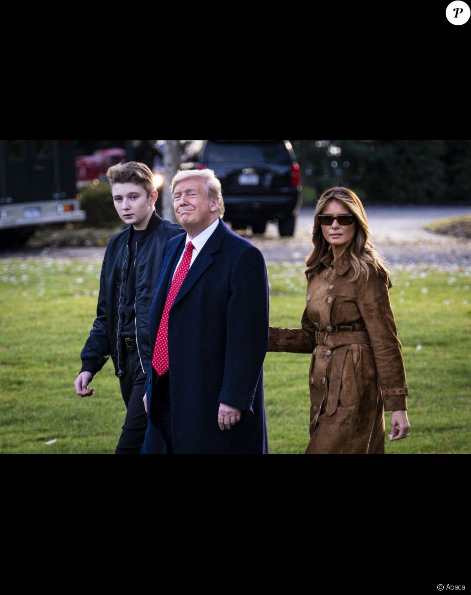 Donald et Melania Trump : leur fils Barron inscrit à 'L'asile', un ...