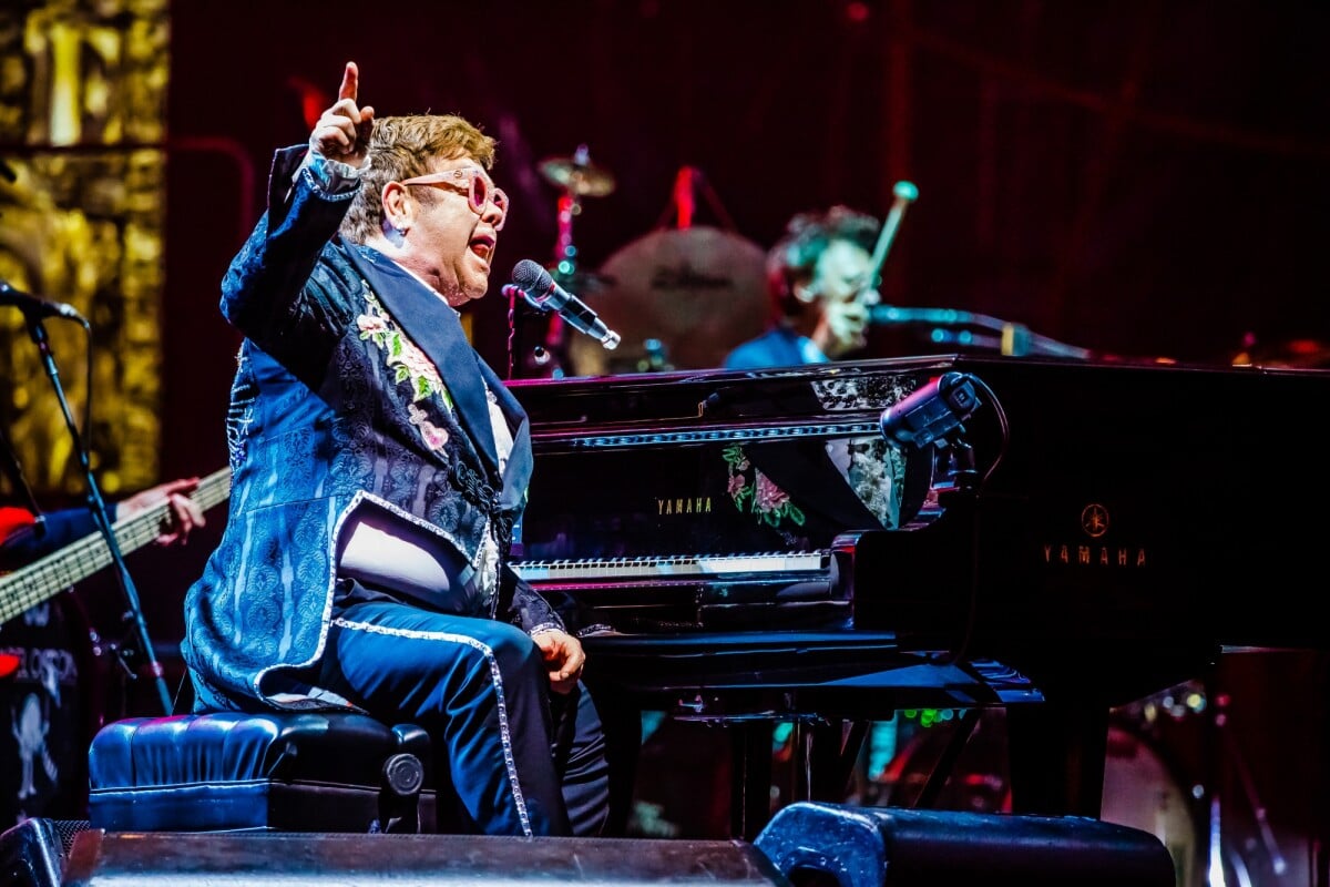 Photo : Elton John en concert à Vérone, le 29 mai 2019. - Purepeople