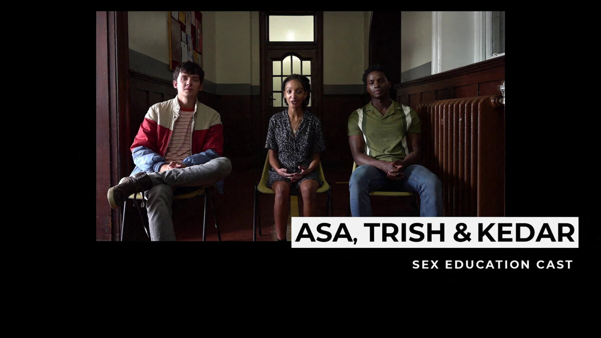 Photo : Asa Butterfield, Kedar Williams, Trish Allison - David ...