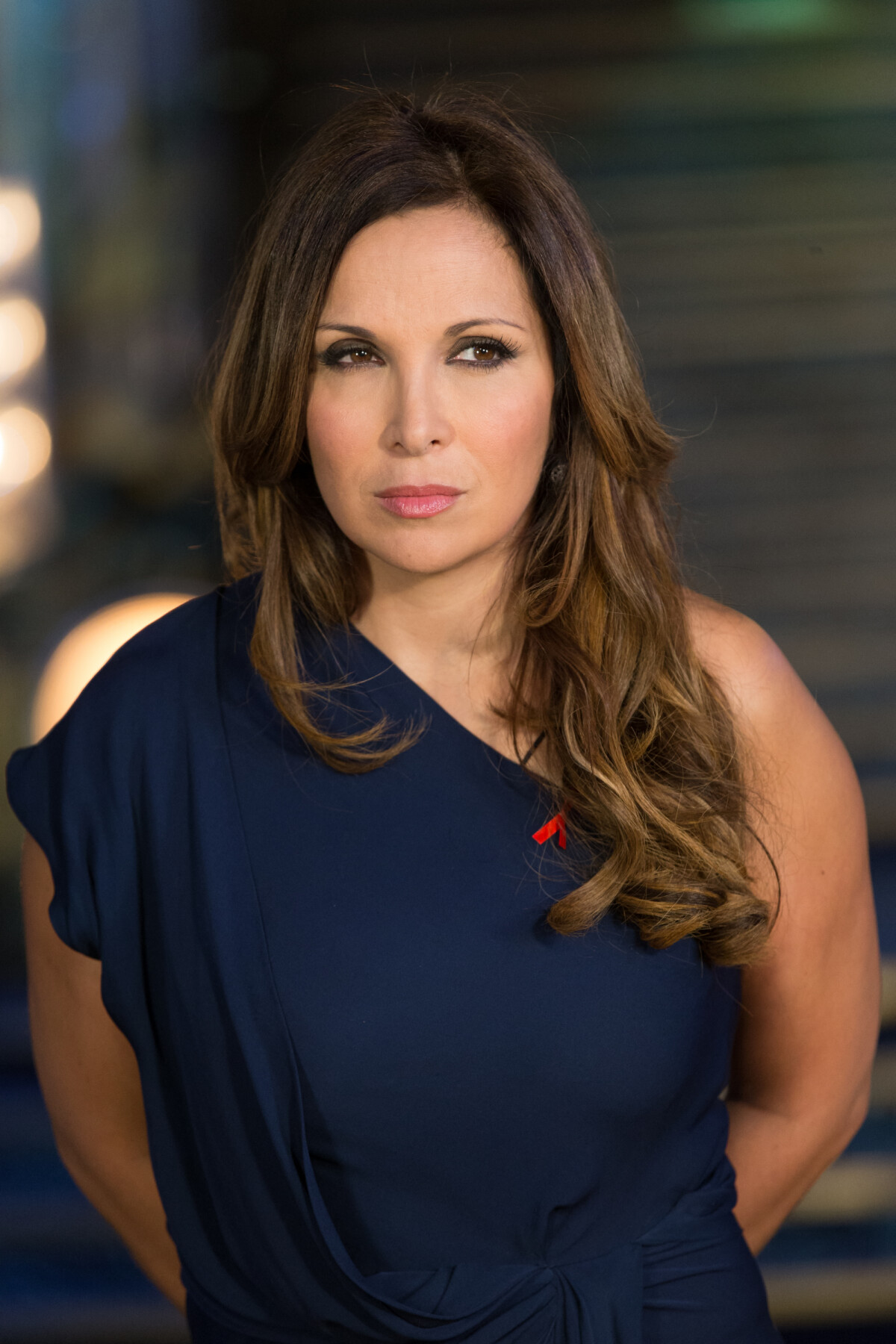 Photo : Exclusif - Hélène Ségara - Backstage de l'enregistrement de l ...