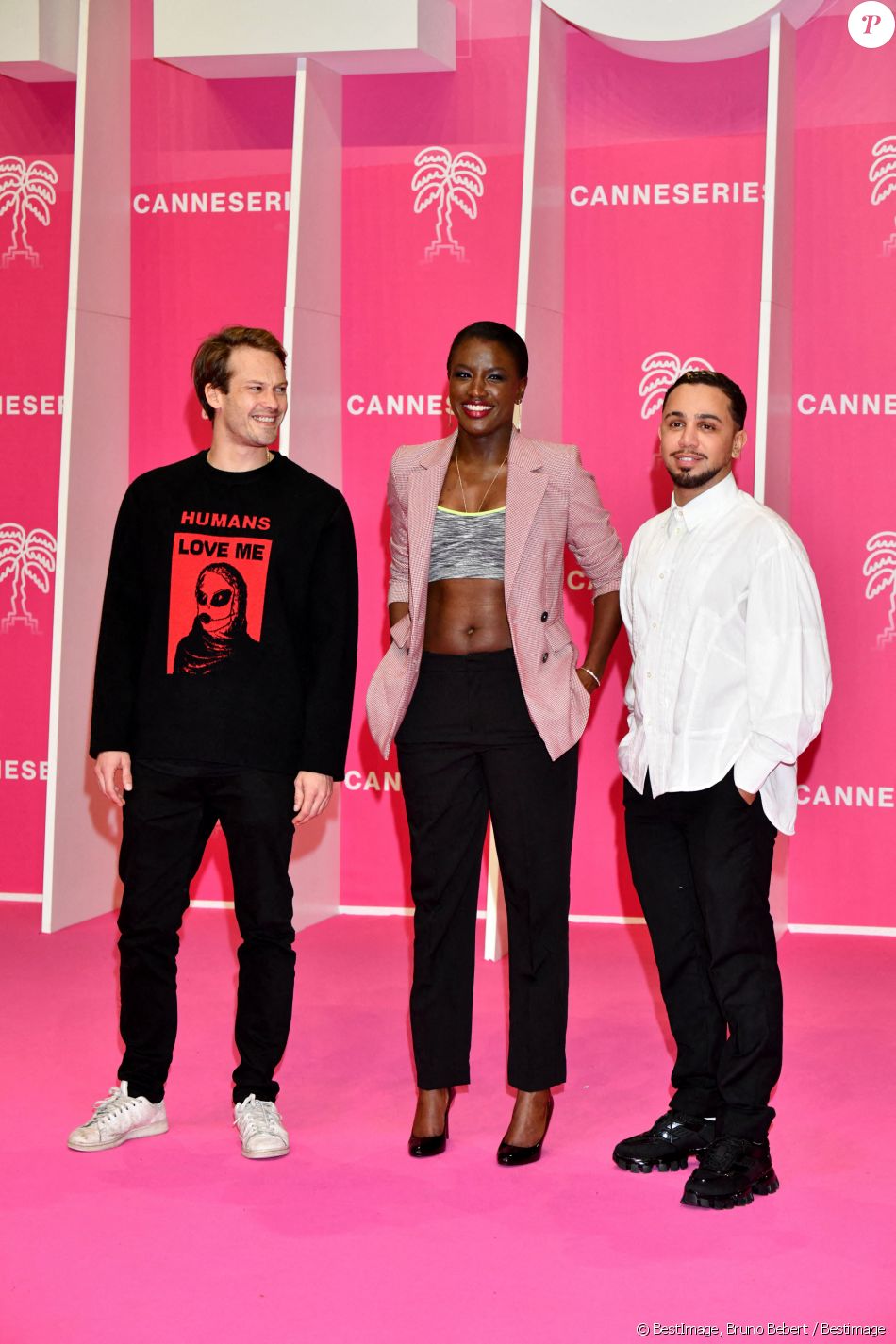 Mathieu Longatte, Mariama Gueye et Samir Decazza durant la seconde ...