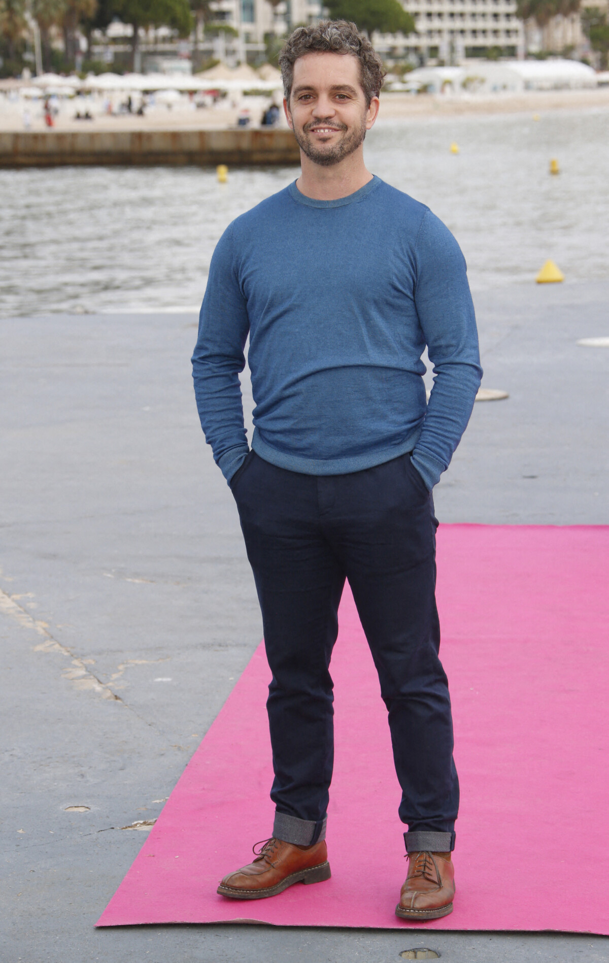 Photo : Bruno Sanches Photocall sur le ponton de l'Hôtel Barrière Le ...