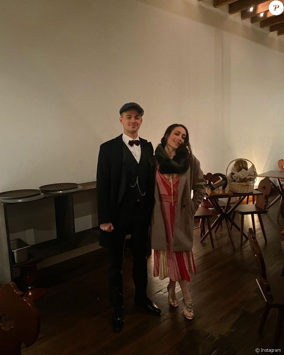 Photo de Léonard Trierweiler et sa femme Jenny à New York. - Purepeople