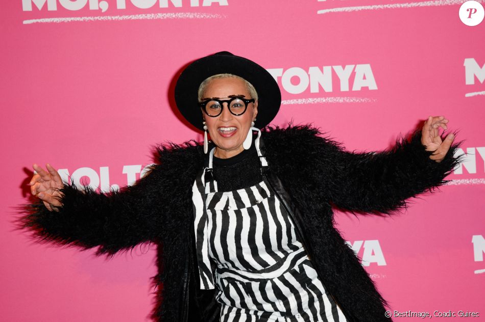 La chanteuse Lââm - Avant-première du film Moi, Tonya au cinéma l'UGC Normandie à Paris le 15 ...
