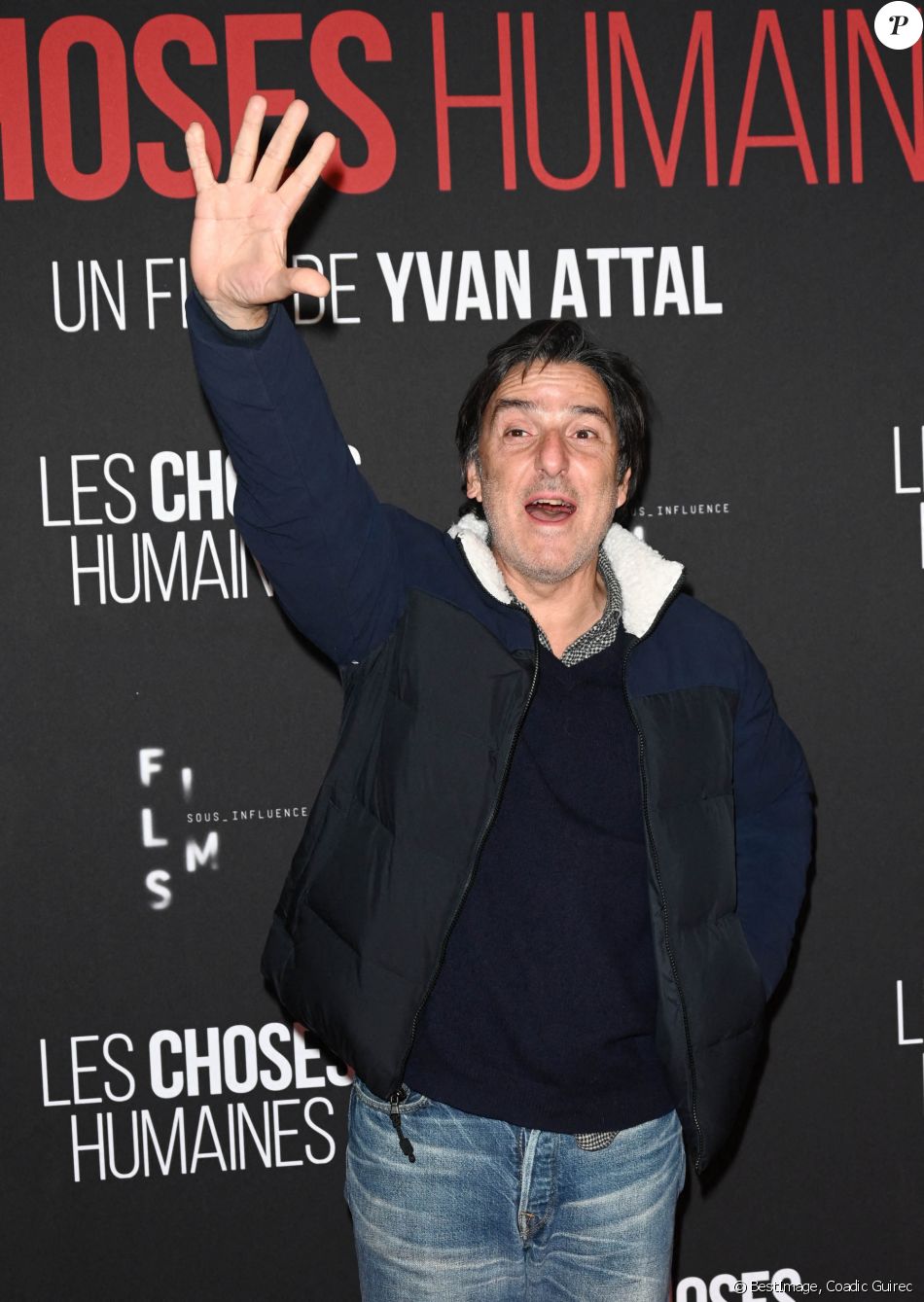 Yvan Attal - Avant-première du film Les Choses Humaines au cinéma UGC ...