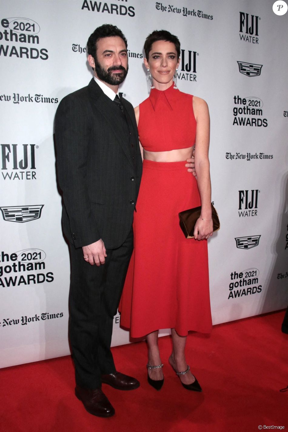 Rebecca Hall et son mari Morgan Spector - Gotham Awards au Cipriano ...