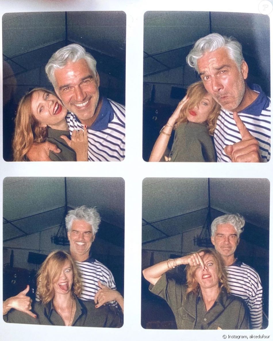 Alice Dufour et François Vincentelli sur Instagram, 2021. - Purepeople