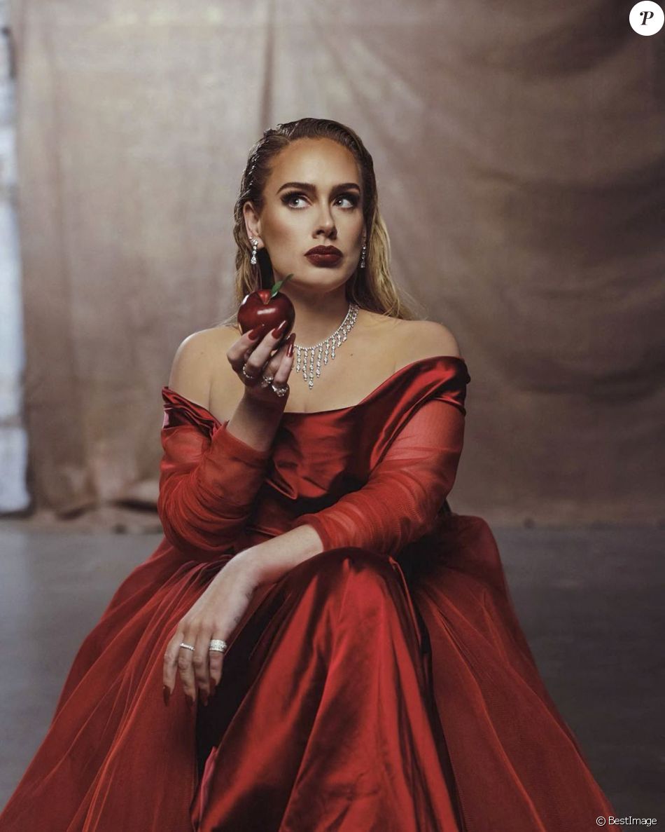 Capture d'écran des dernières photos de la chanteuse Adele sur les ...