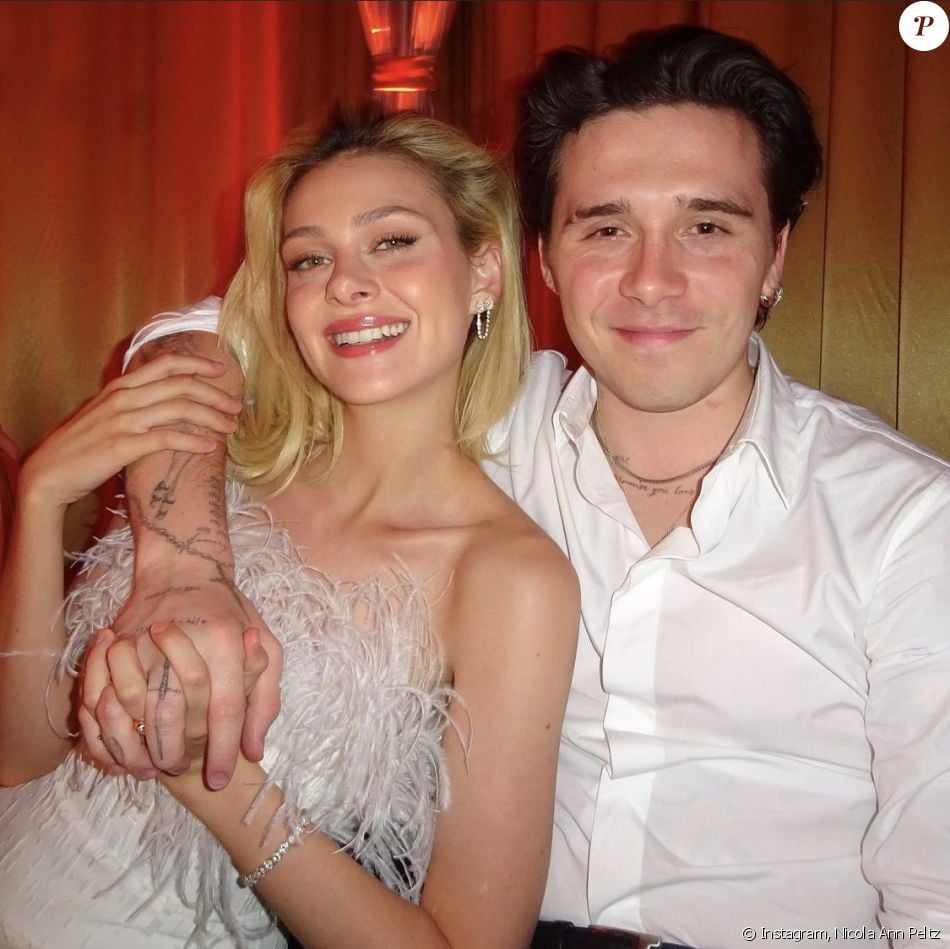 Brooklyn Beckham Et Sa Fiancée Nicola Ann Peltz Janvier 2022 Purepeople