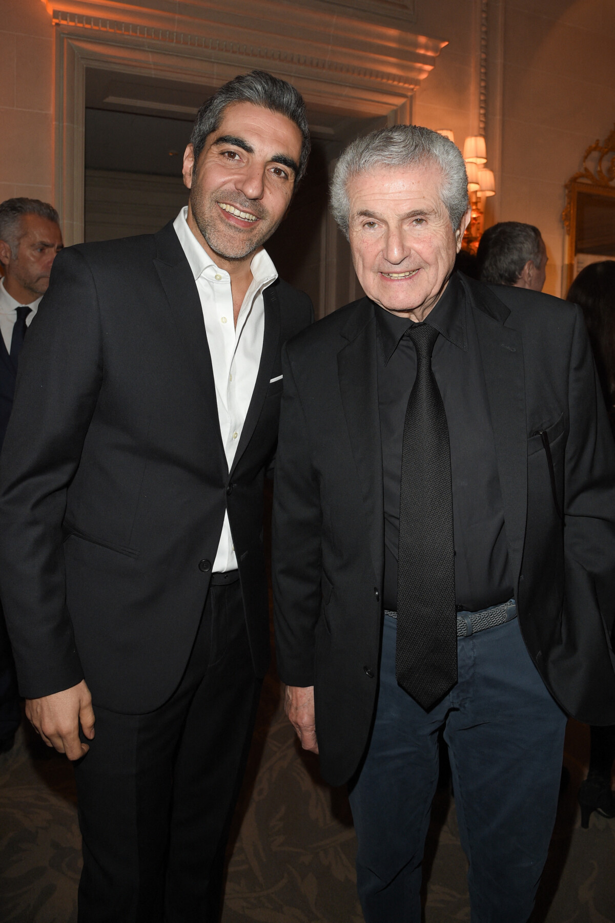 Photo : Ary Abittan et Claude Lelouch - Soirée de Gala de bienfaisance ...