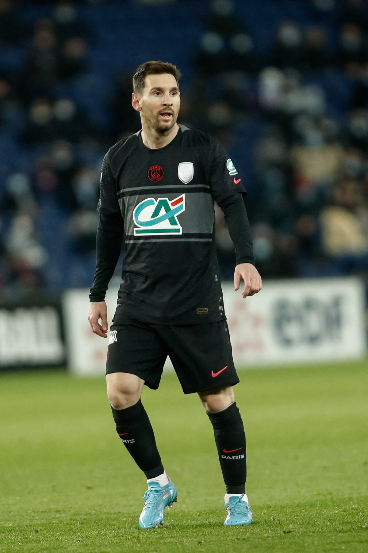 Photo : Lionel Messi (Paris Saint Germain) - 8ème de finale de la Coupe ...