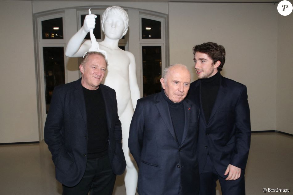 François Pinault, son fils François-Henri Pinault et son petit-fils ...