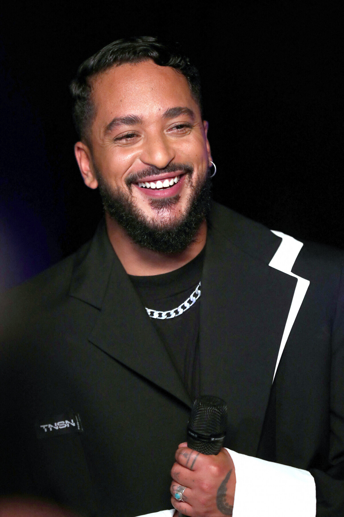 Photo : Exclusif - Slimane - Backstage de l'enregistrement de l ...
