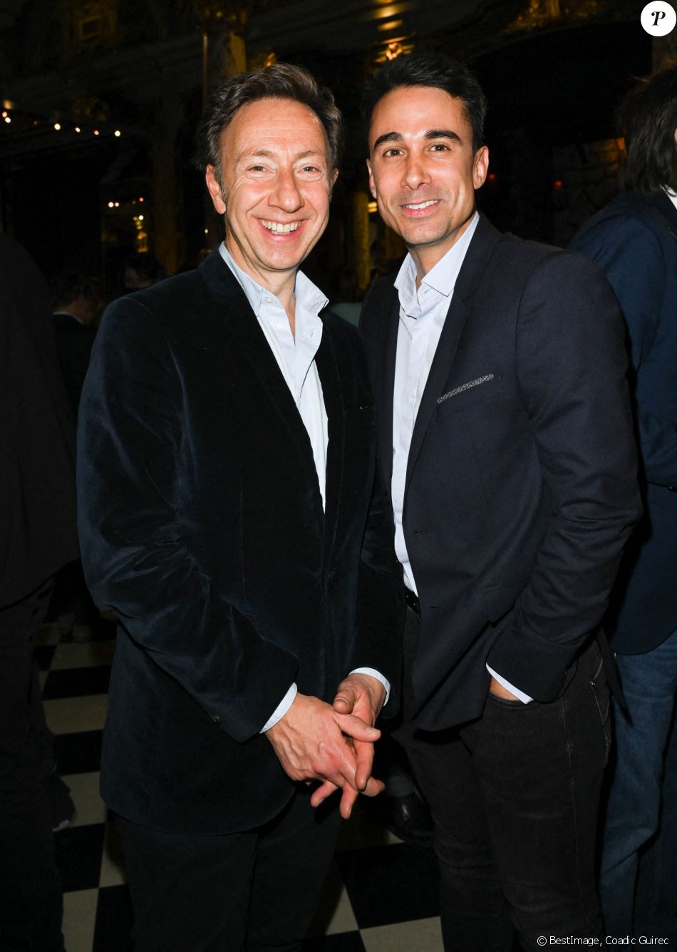 Stéphane Bern et son compagnon Yori Bailleres - Inauguration de la ...