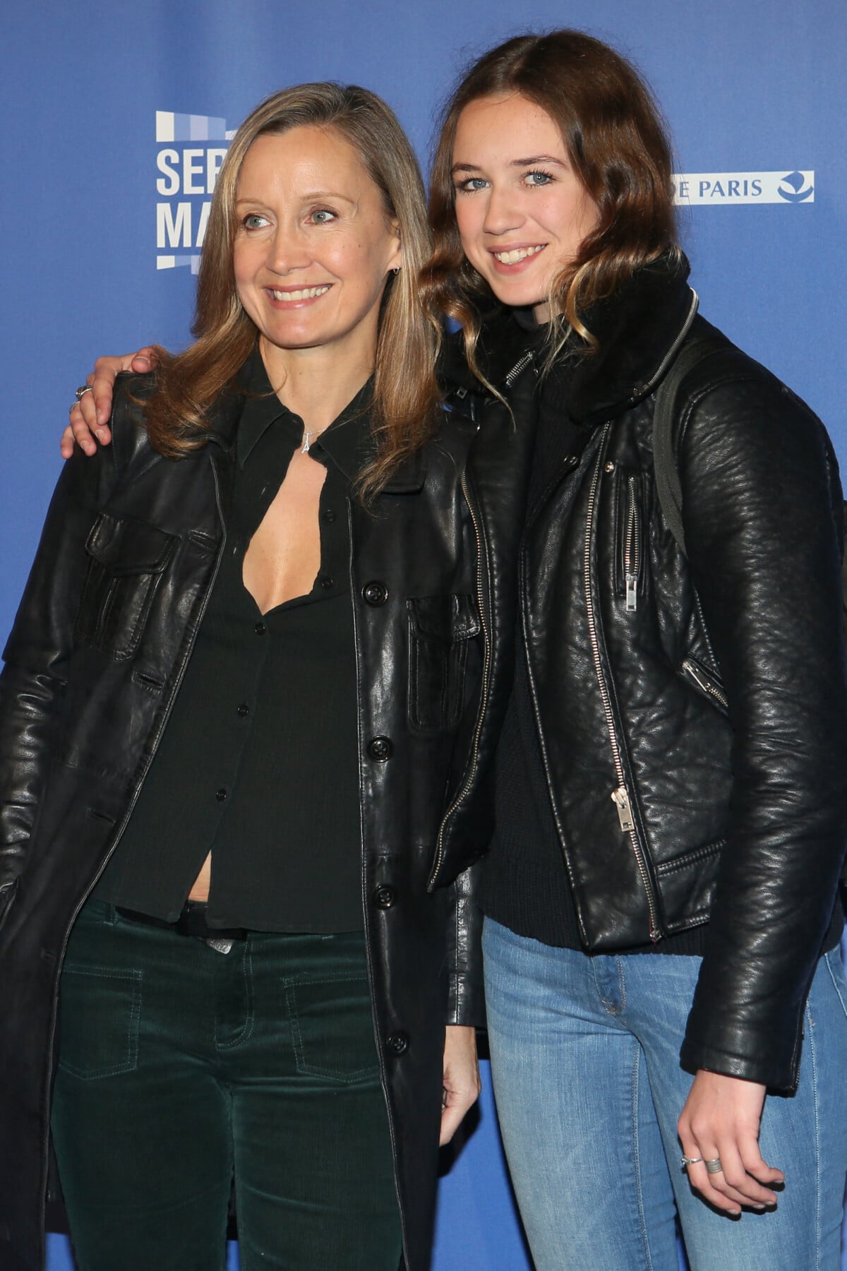 Photo : Catherine Marchal et sa fille Zoé - Photocall de la série d ...