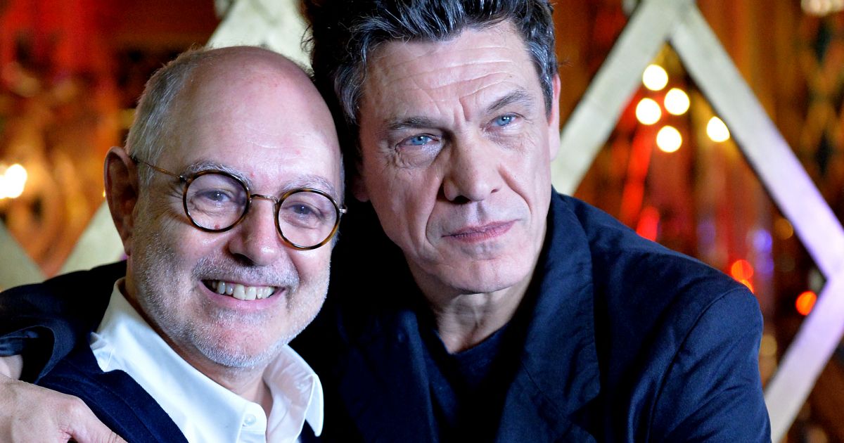 Marc Lavoine et Fabrice Aboulker - Première séance de travail à l ...