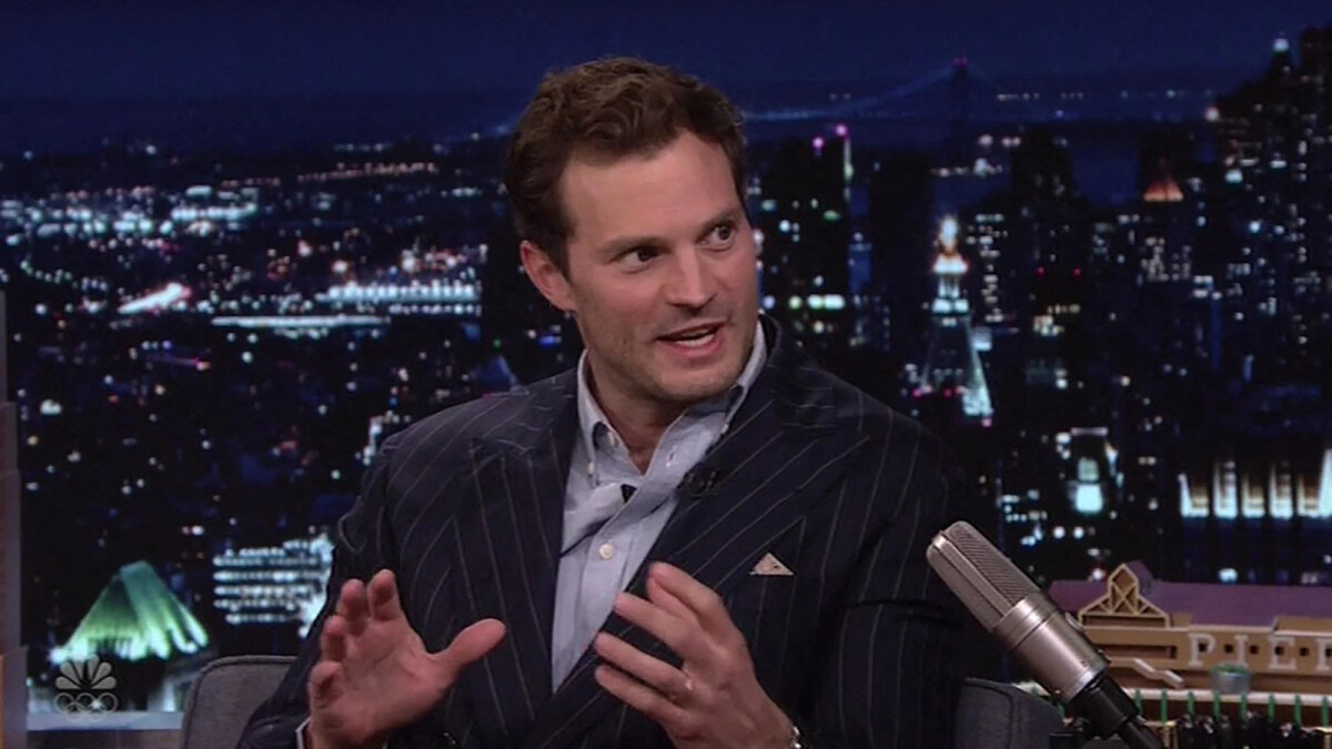 Photo : Jamie Dornan sur le plateau de l'émission "The Tonight Show ...