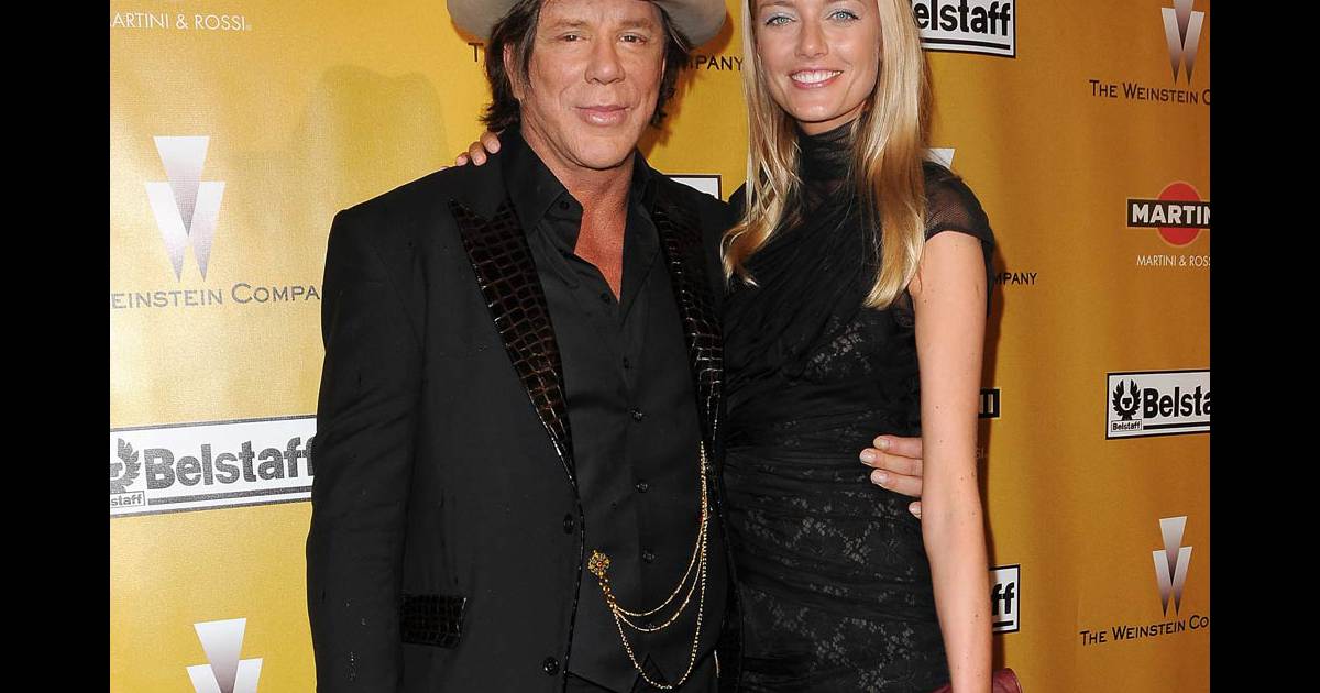 Le cowboy Mickey Rourke et sa charmante petite amie à l'occasion de l ...