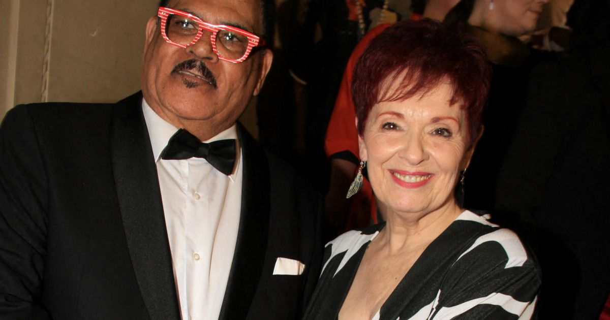 Fabienne Thibeault, son mari Christian Montagnac - People au défilé de ...