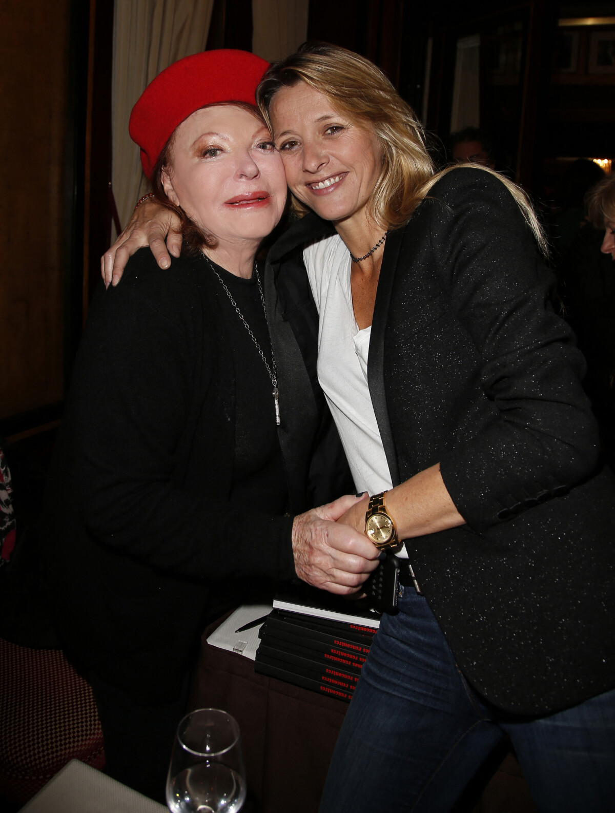Photo : Régine et Sarah Lavoine - Le 38ème cocktail des écrivains dans ...