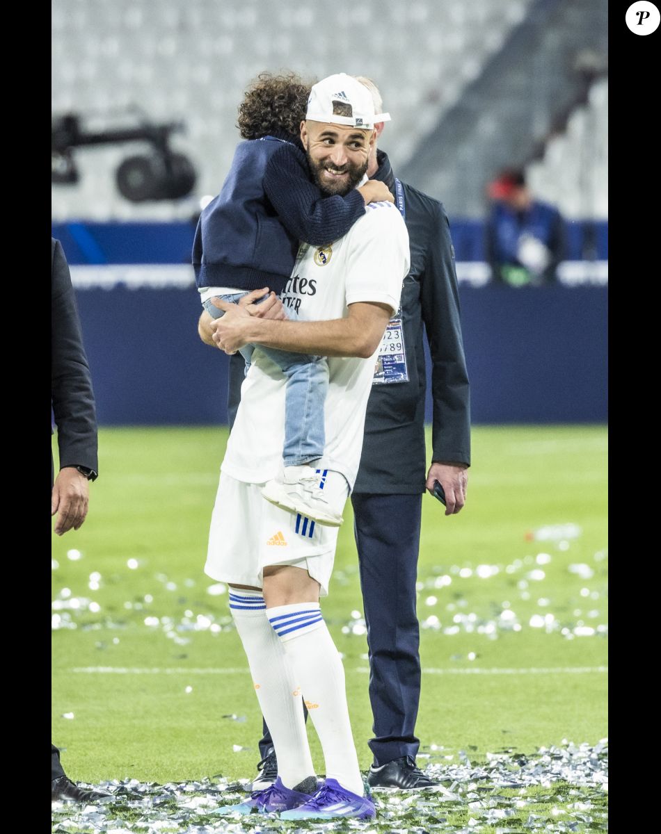 Ligue des Champions : Karim Benzema célèbre sa victoire avec son fils ...