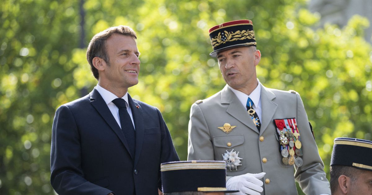 Thierry Burkhard, chef d'état major des armées - Le président Emmanuel ...