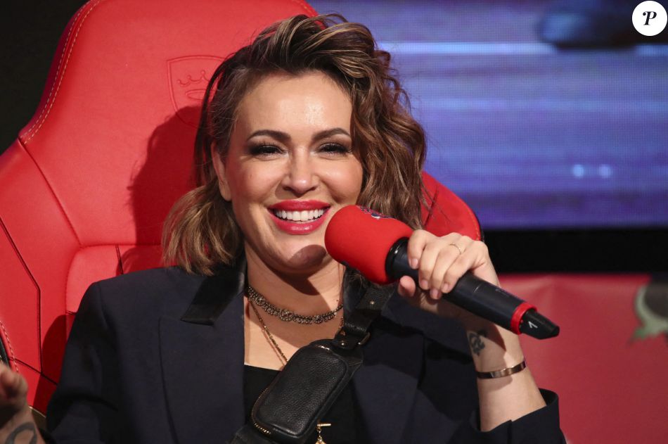 Alyssa Milano lors du ComiCon Dortmund 2022 le 23 avril 2022. © Future ...
