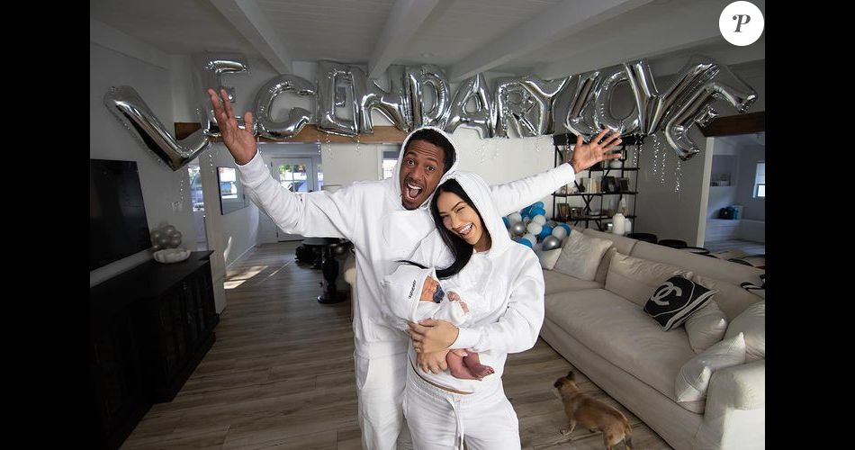 Nick Cannon accompagné de sa compagne Bre Tresi et de leur fils ...