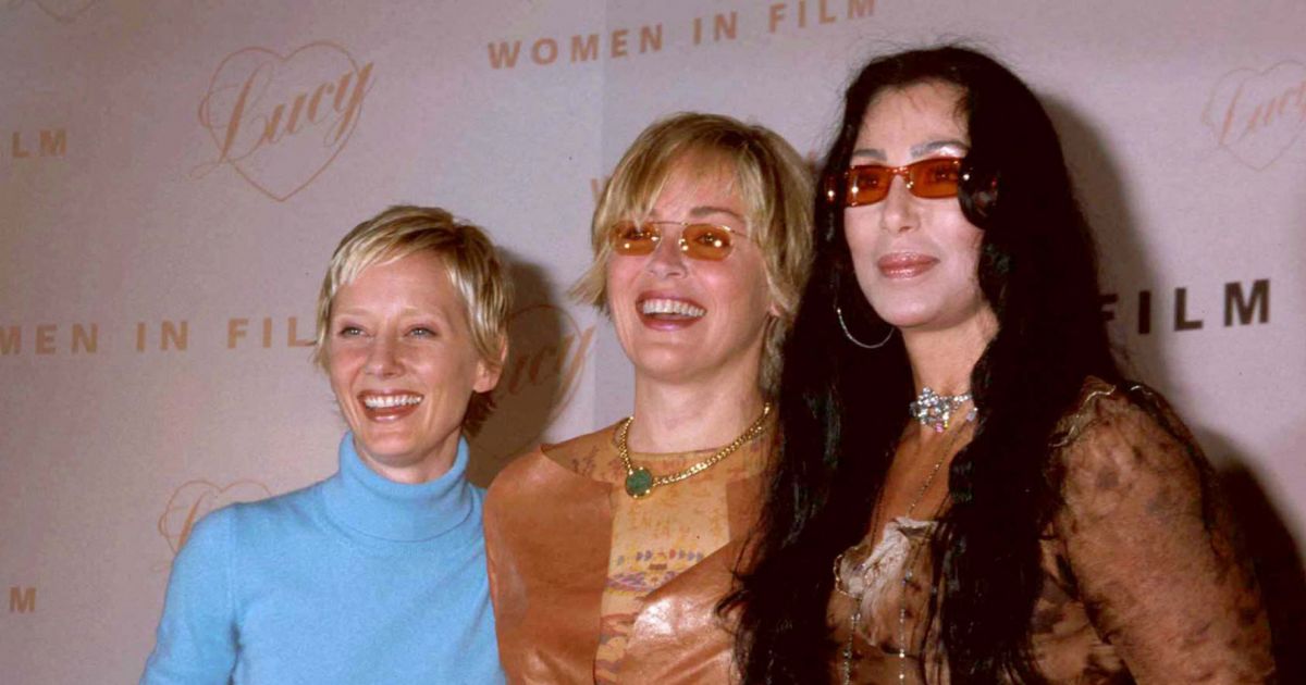 Sharon Stone, Cher et Anne Heche - Lucy Awards à Los Angeles. 2000 ...