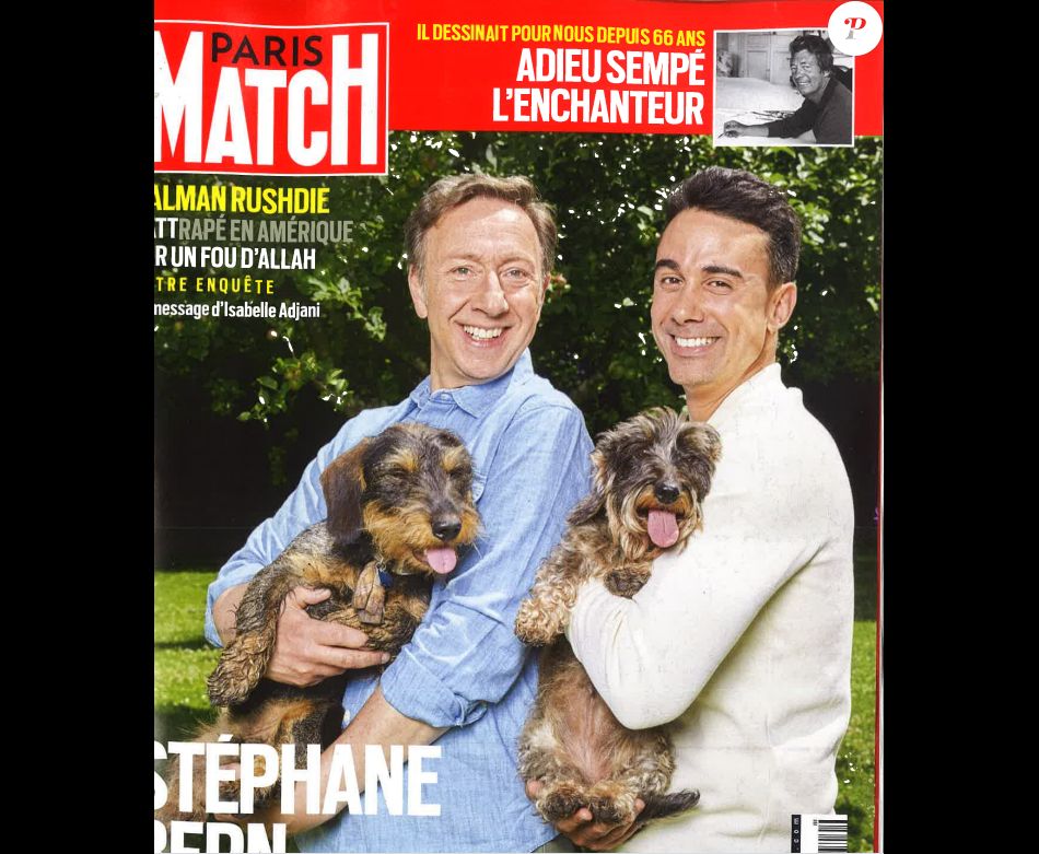 Stéphane Bern fait la couverture du nouveau numéro de Paris Match avec ...