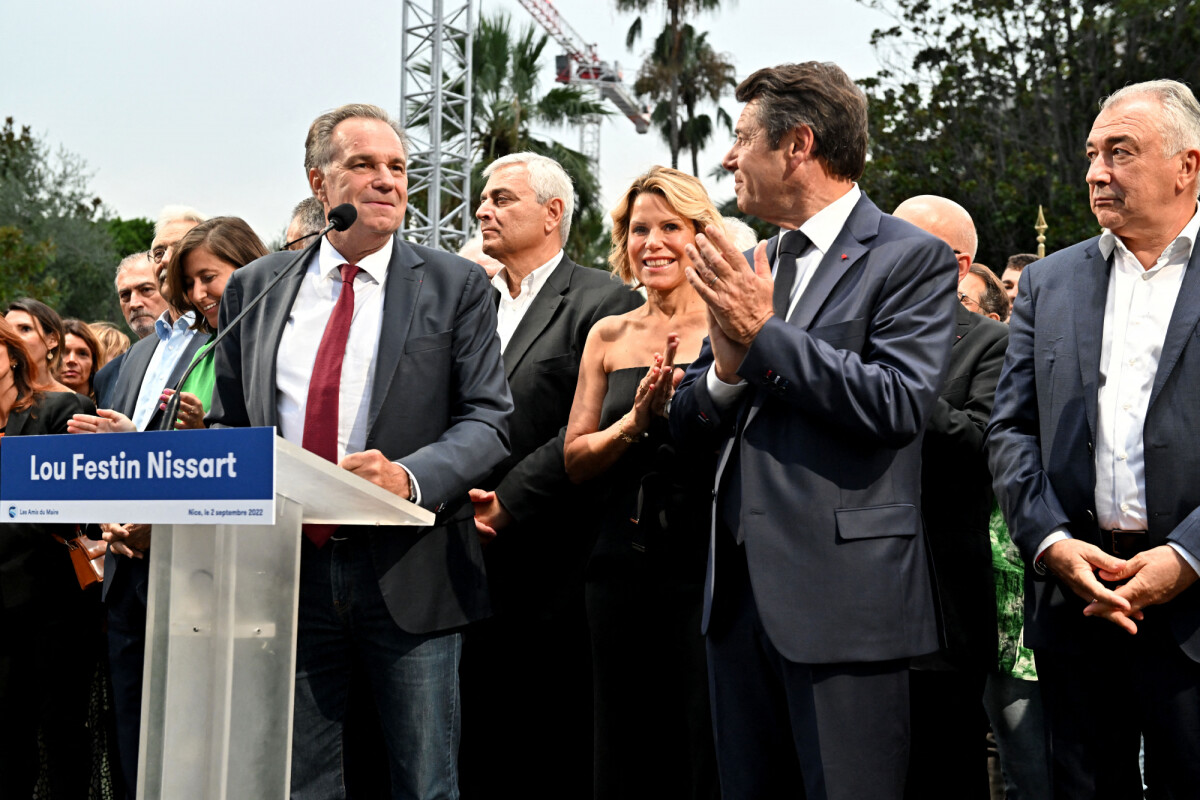 Photo : Louis Négre, le maire de Cagnes sur Mer, Magali Altounian ...