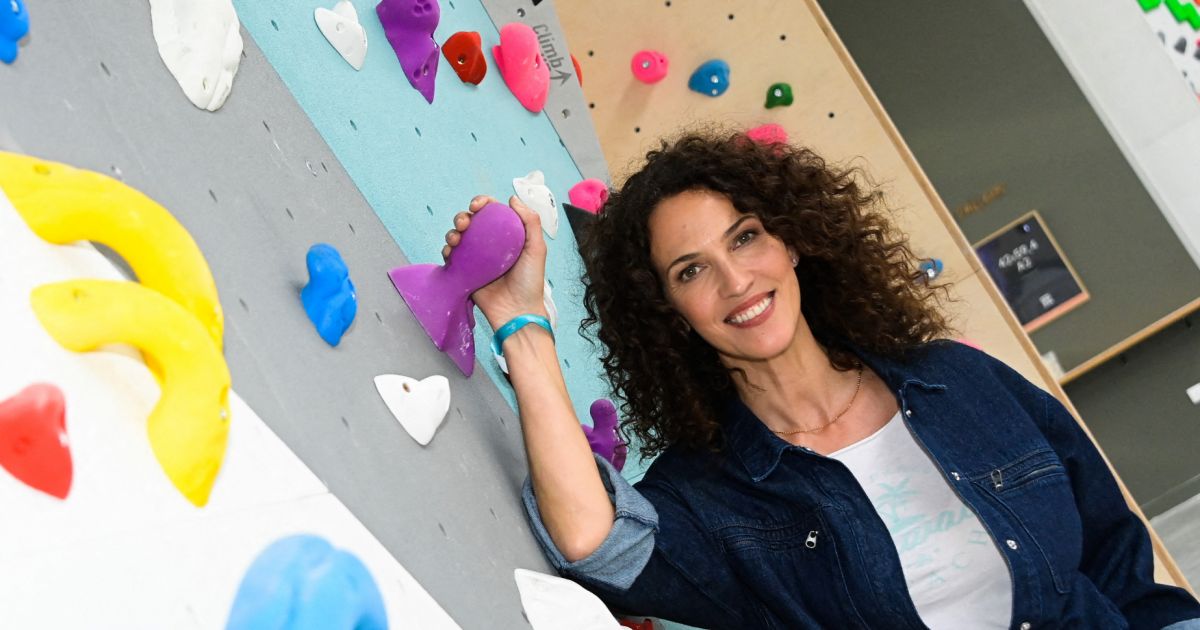 Linda Hardy - Inauguration de la plus grande salle d'escalade du monde, Climb Up, à ...