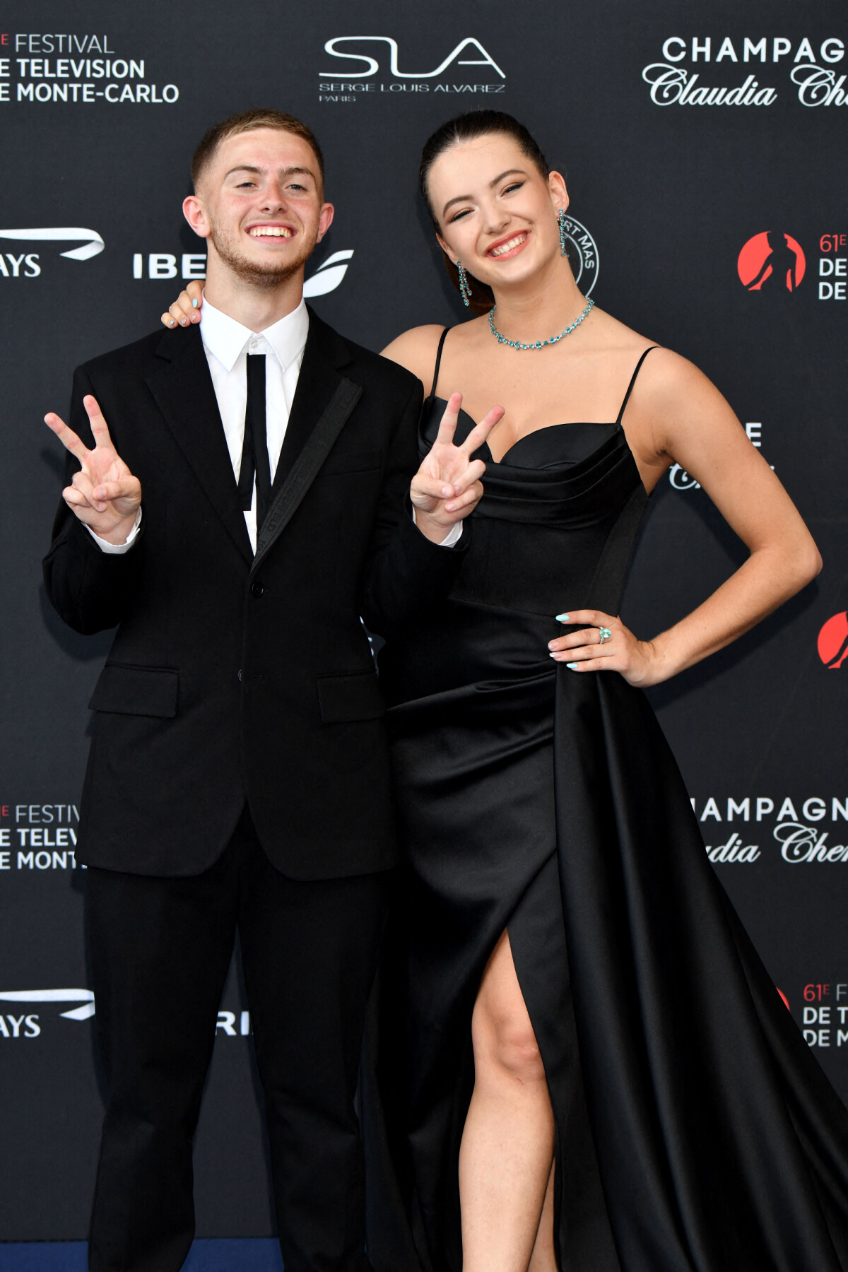Photo : Michou et Elsa Bois au photocall de la cérémonie d'ouverture de ...