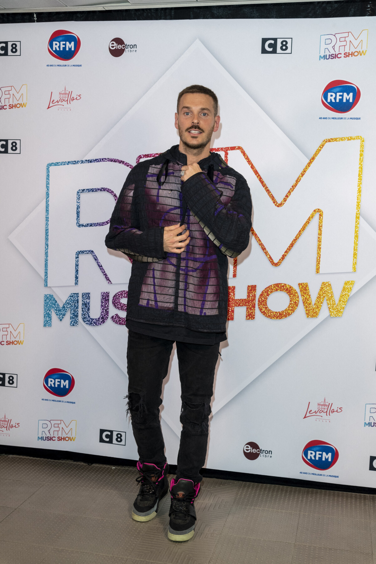 Photo : M Pokora (Matt Pokora) - Photocall et Backstage de l'événement ...
