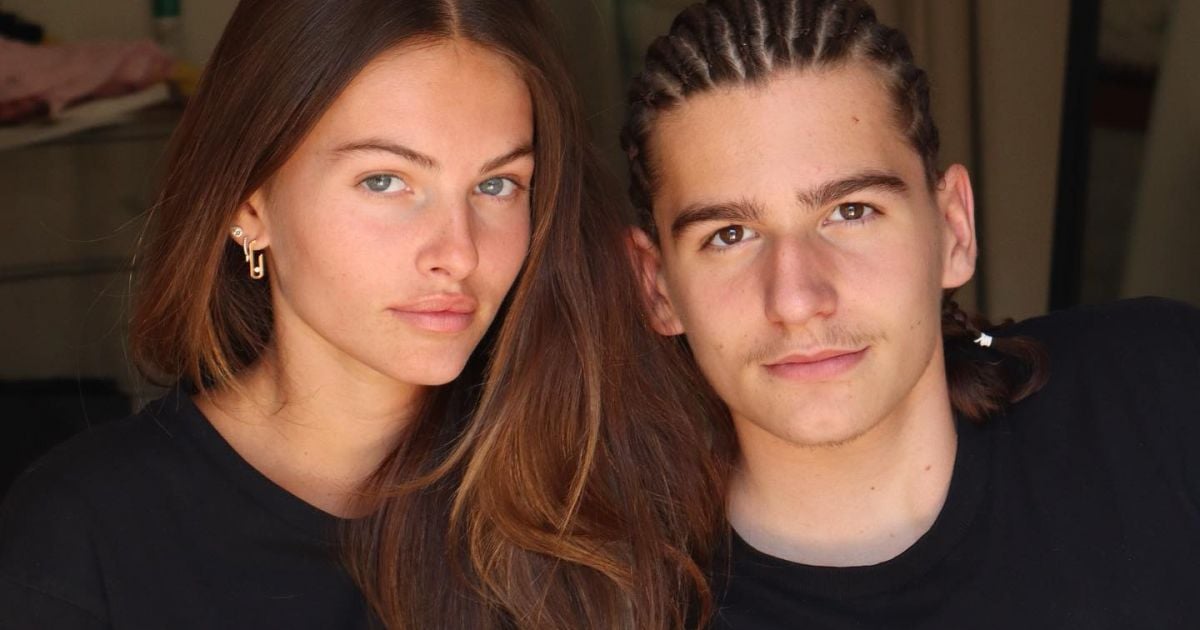 Thylane et Ayrton Blondeau, les deux enfants de Veronika Loubry. Photo ...